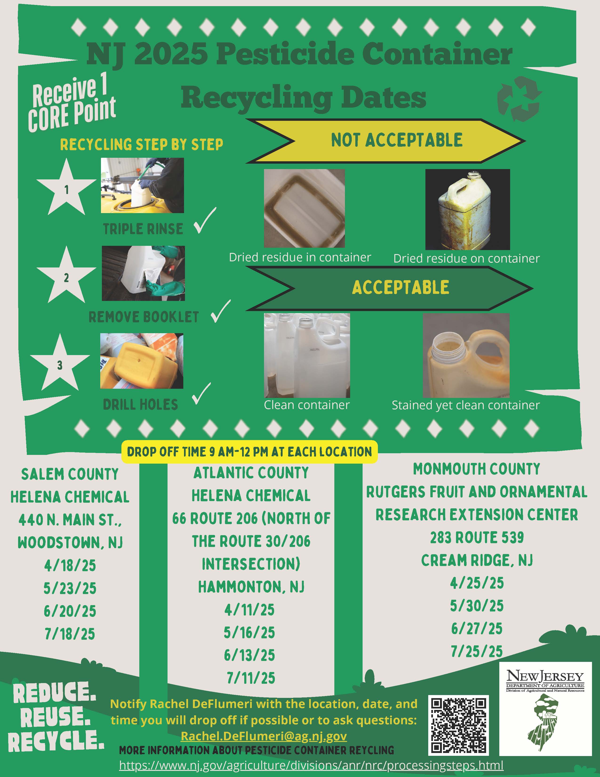 New Jersey Agricultural Recycling Programs