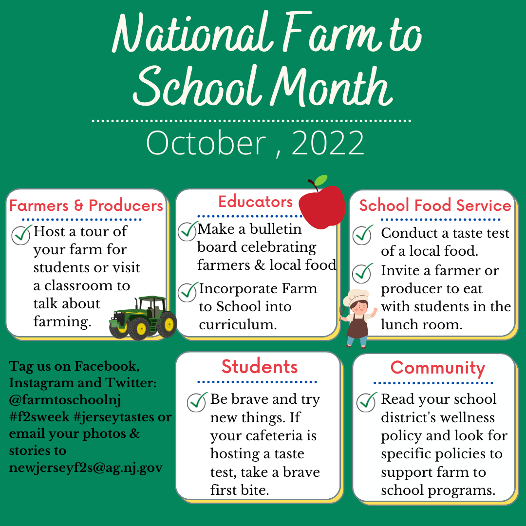 Farm To School | Jersey Fresh Farm to School Spirit Week