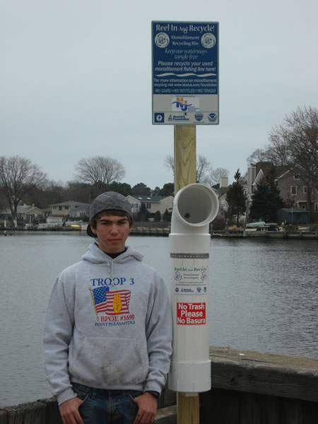 NJDEP - New Jersey Clean Marina Program - Monofilament Fishing Line ...