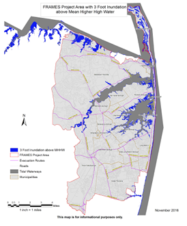 NJDEP-Office of Coastal and Land Use Planning-NJ FRAMES-Project Area