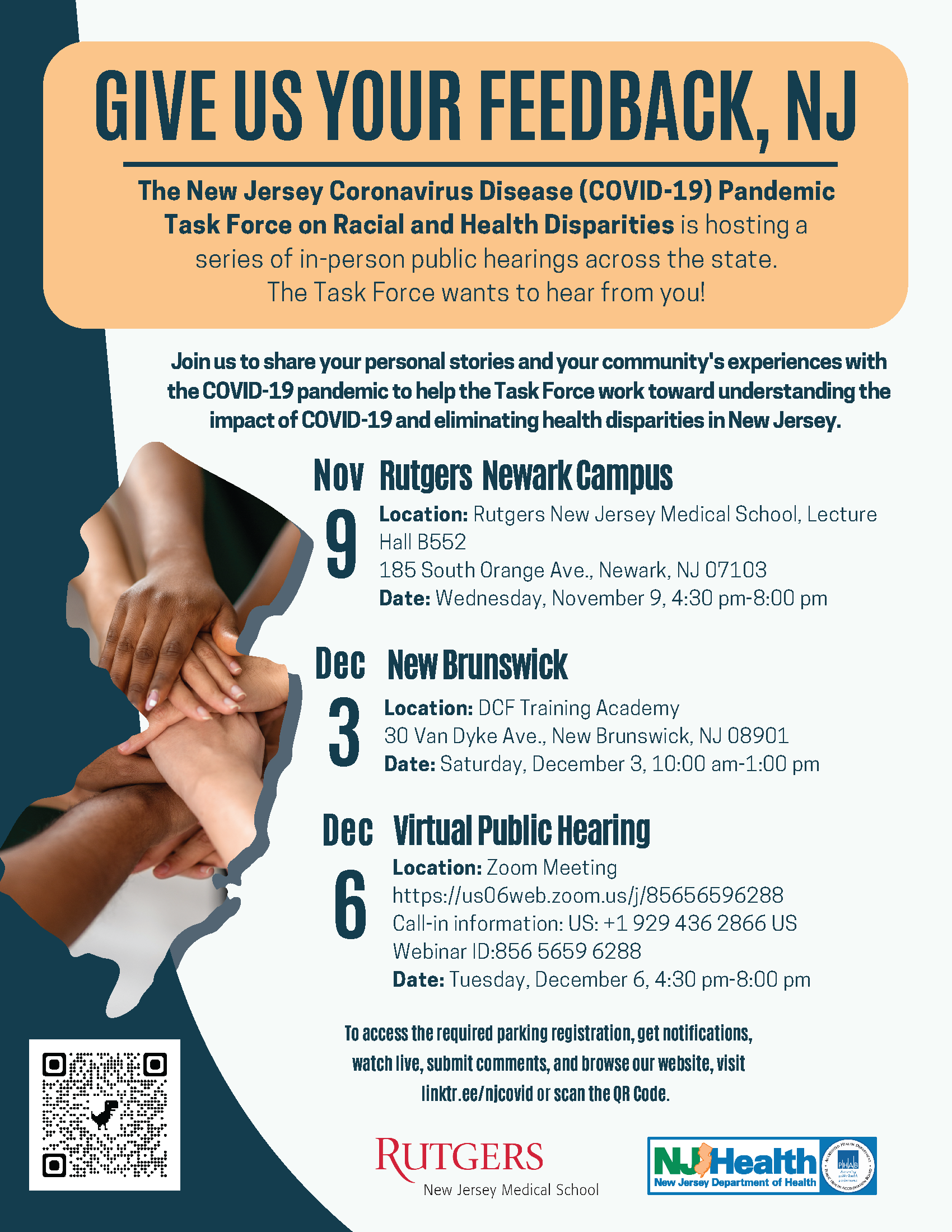 NJ COVID-19 Task Force on Racial and Health Disparities