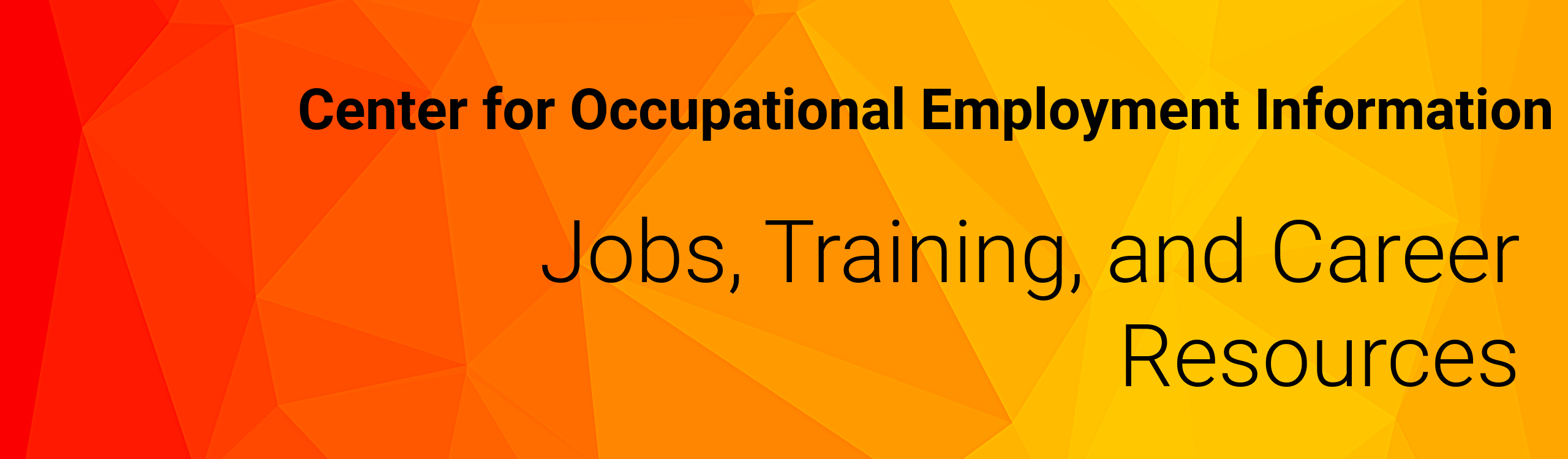 Center for Occupational Employment Information (COEI)