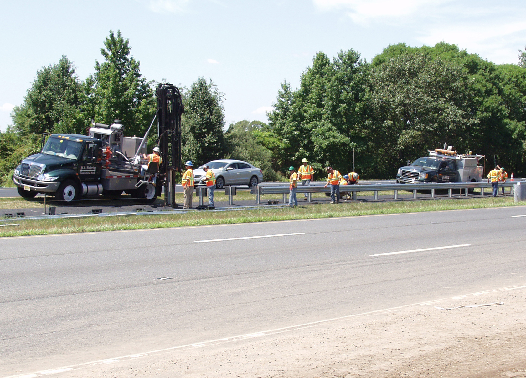 NJDOT reaches milestone in highway median safety program