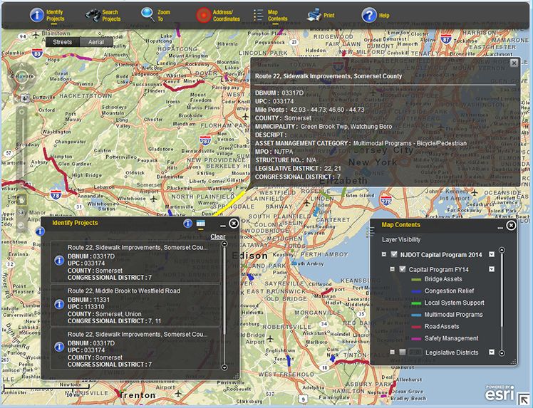 Transportation Capital Program Map Help, Overview, Transportation ...
