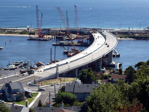 Route 36 Highlands Bridge Replacement, Archived Photos, Construction ...