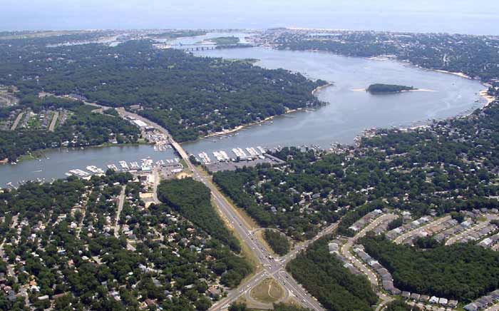 Route 70 Manasquan River Bridge Aerial Photo