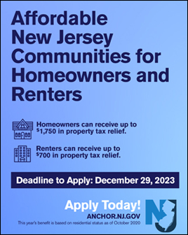 Department of the Treasury - ANCHOR – Affordable NJ Communities for ...
