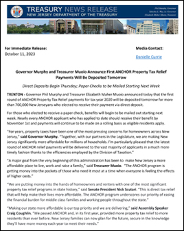 Department of the Treasury - ANCHOR – Affordable NJ Communities for ...