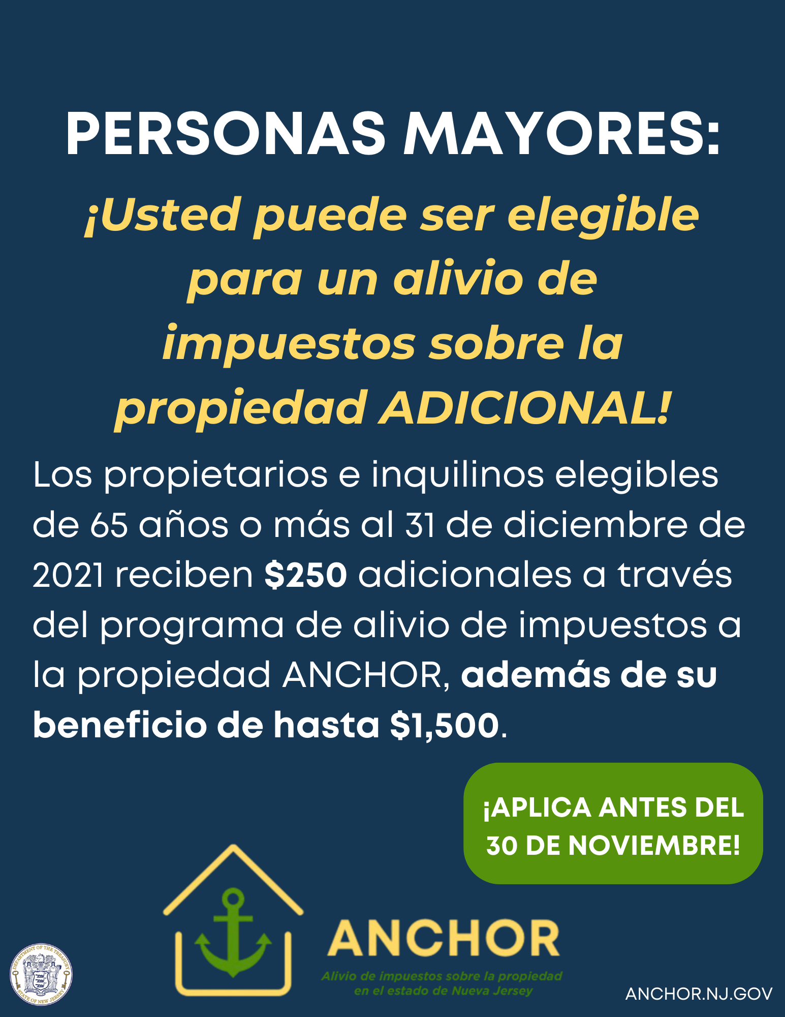 Department of the Treasury - ANCHOR – State of New Jersey Property Tax ...